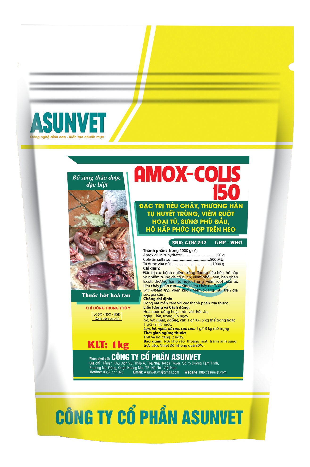 AMOX COLIS 150 – Thú y Đức Tâm