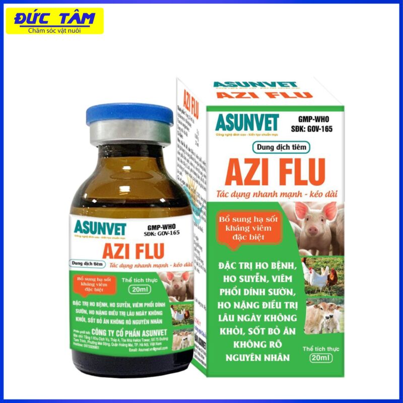 AZI FLU 20ml – Thú y Đức Tâm