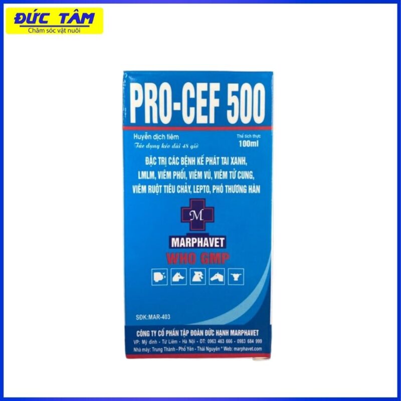 Cef 500 100ml MPV – Thú y Đức Tâm