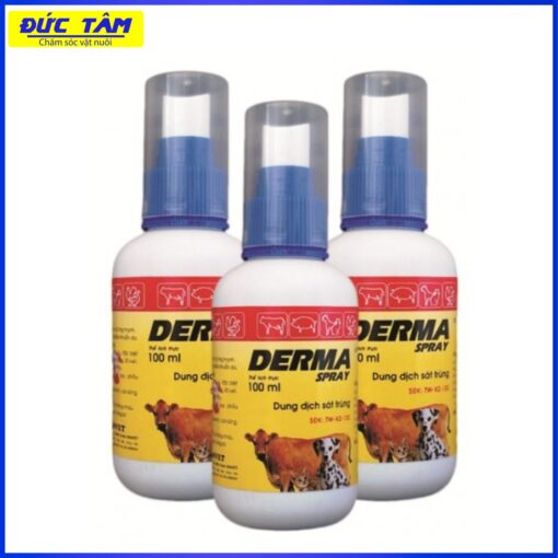 DERMA SPRAY 100ML – Thú y Đức Tâm