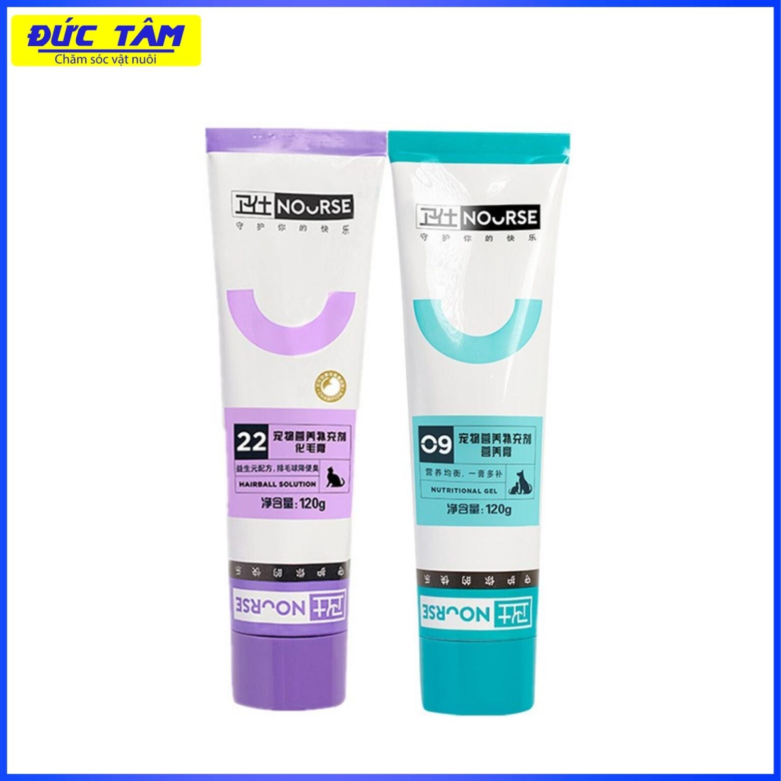 Gel dd mượt lông chống rụng lông 09 & 12 tiêu búi lông 120g – Thú y Đức Tâm