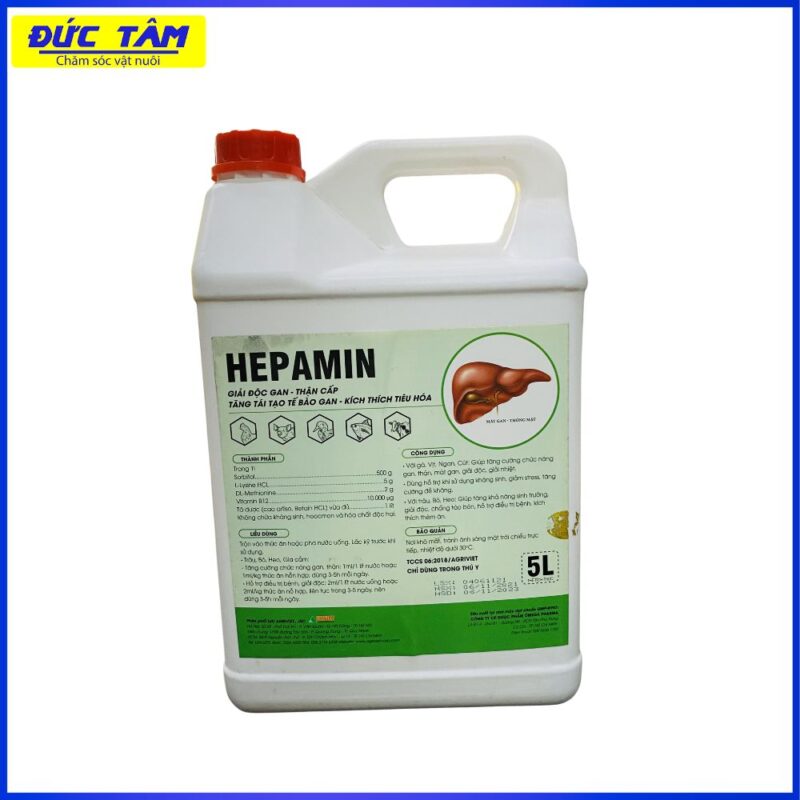 Hepamin 5L – AGR – Thú y Đức Tâm
