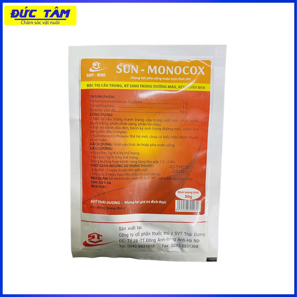 Monococ 50g TD – Thú y Đức Tâm