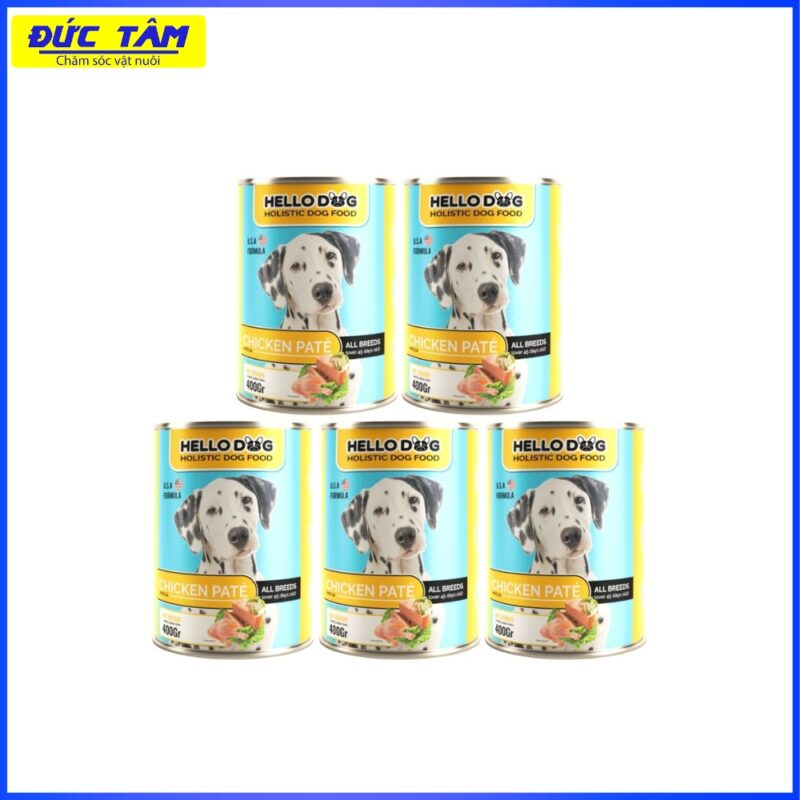 Pate Hello Dog 400g – Thú y Đức Tâm