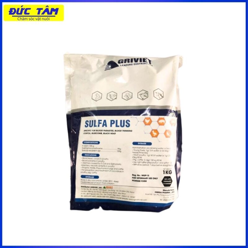 SULFA PLUS 1KG AGRIVIET – Thú y Đức Tâm