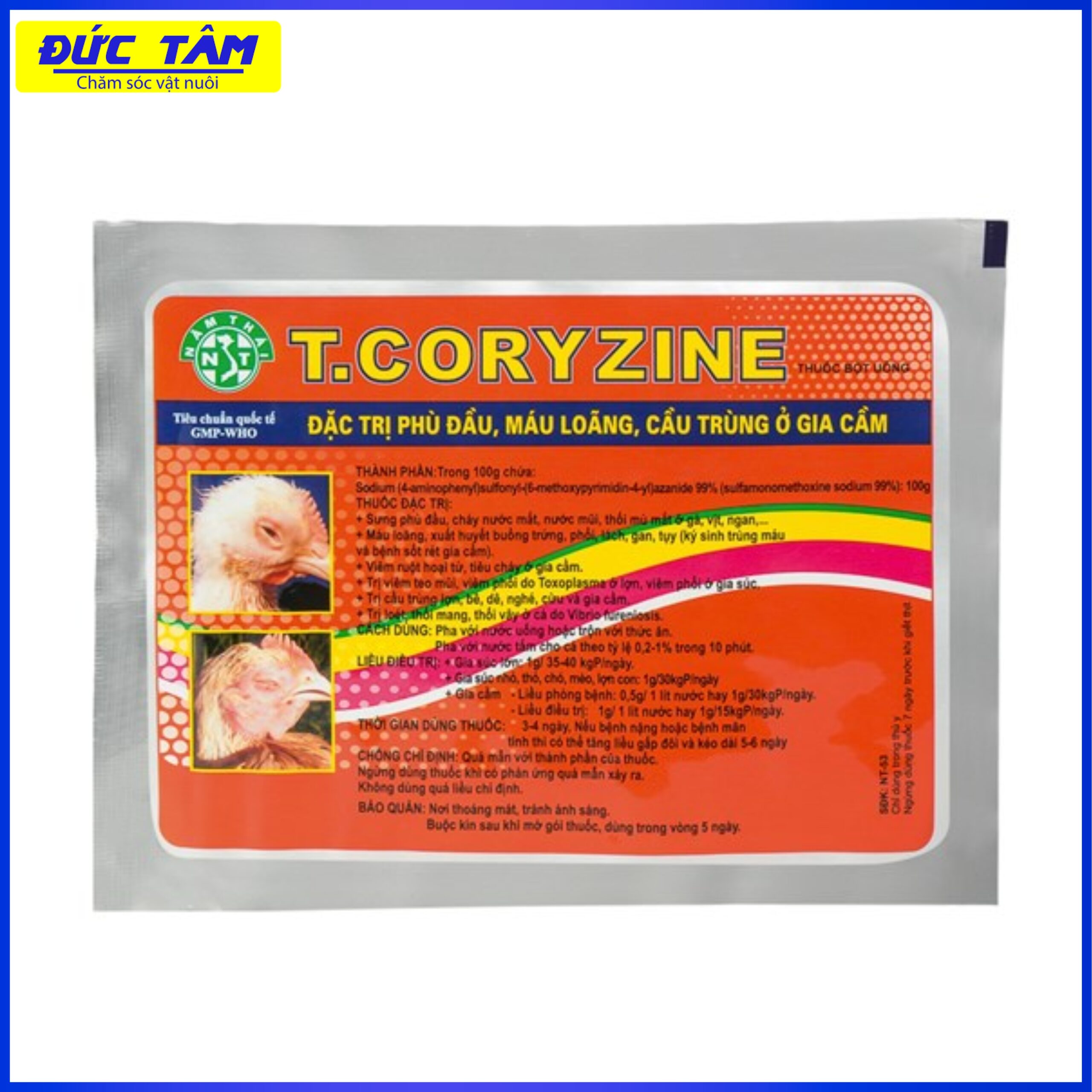 T. CORYZINE 1KG – Thú y Đức Tâm